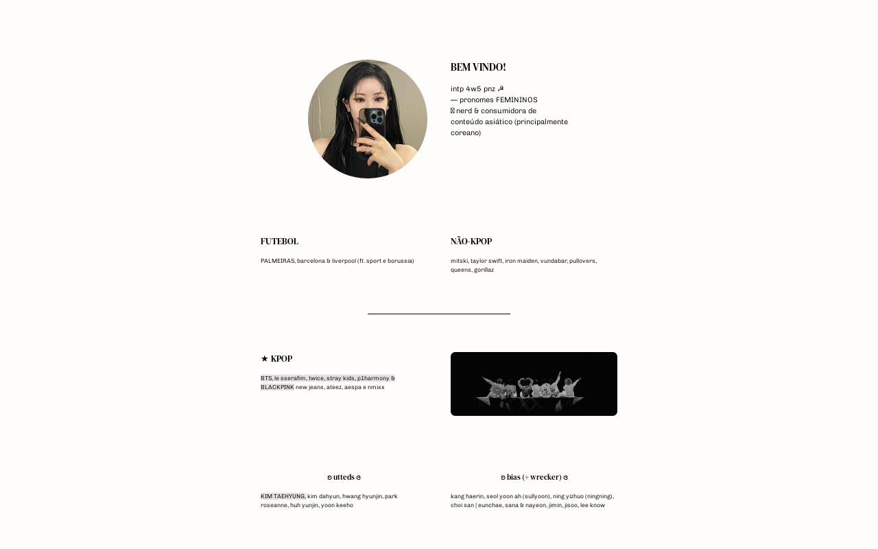 kim taehyung girlfriend carrd